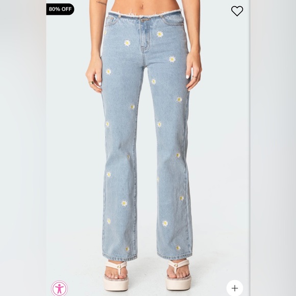 Edikted | Jeans | Edikted Daisy Straight Leg Jeans | Poshmark